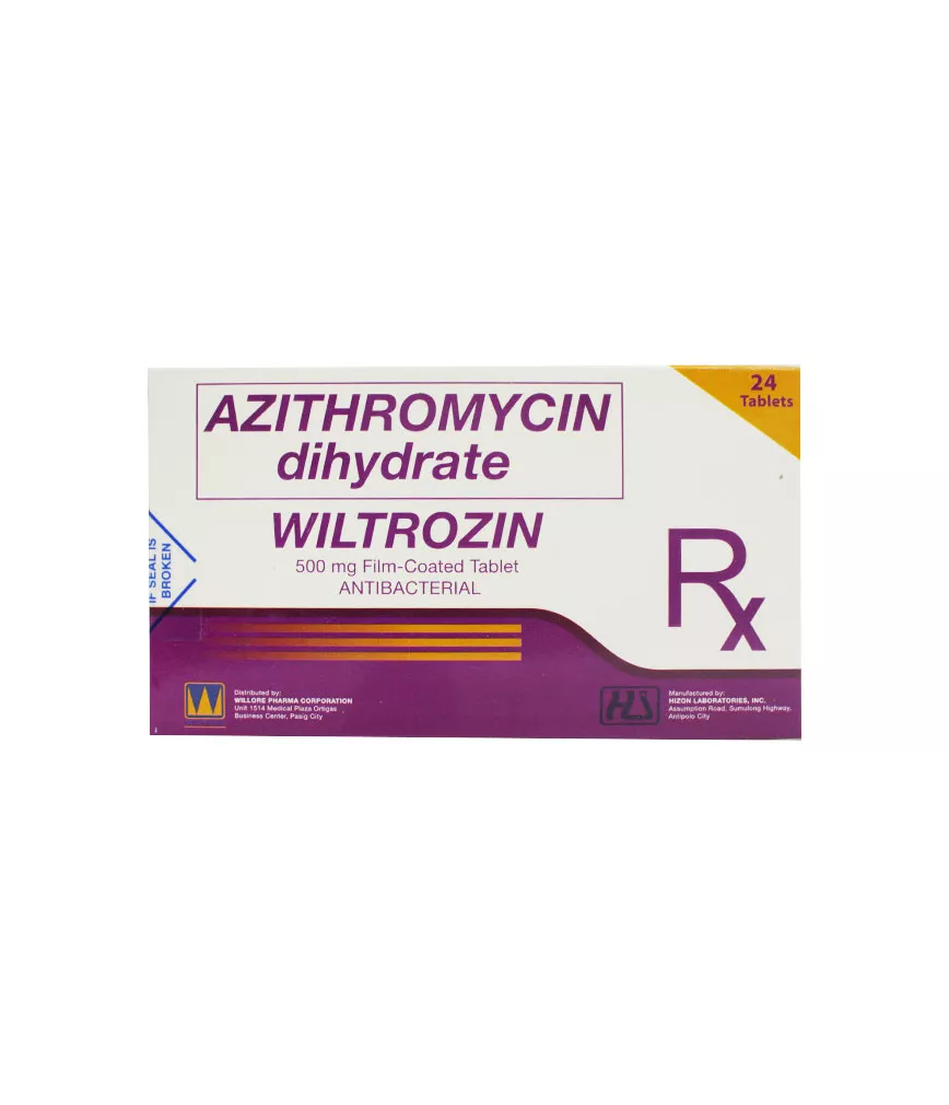 WILTROZIN Azithromycin Dihydrate 500mg Film-Coated Tablet 1's price in ...